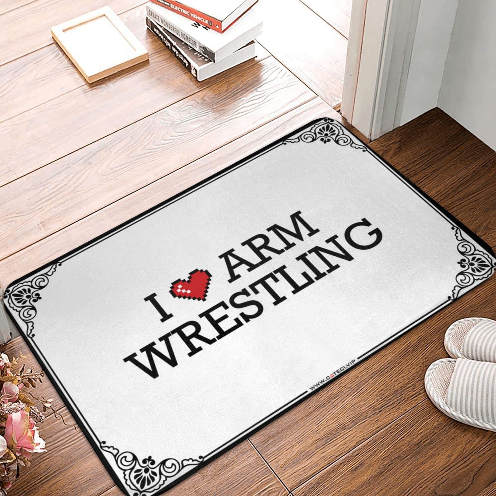 Mat for Shoes by Door I Love Arm Wrestling Doormat Pool Stuff Coffee ...