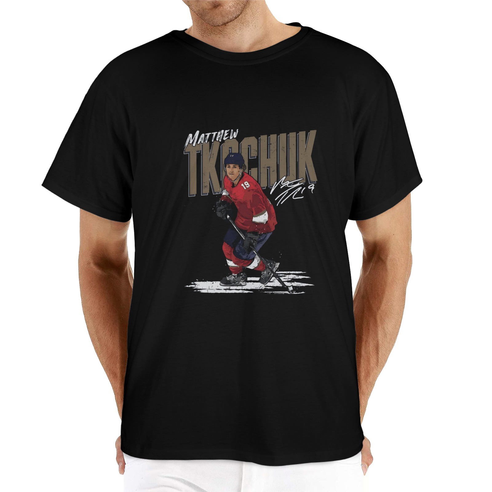 Mat-thew Tka-chuk Men's Cotton Crew Neck T-Shirts, Versatile Soft ...