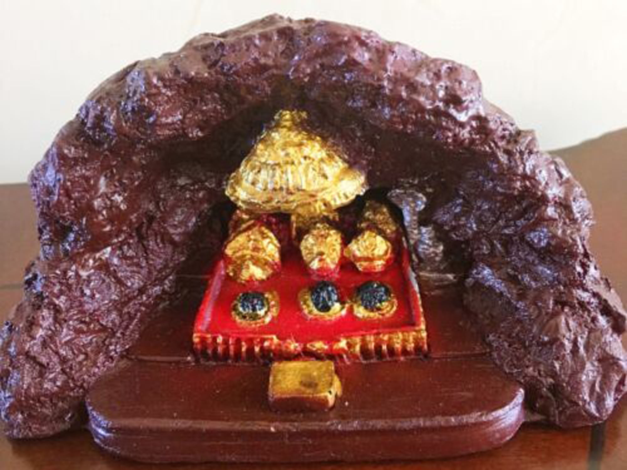 Mata Vaishno Devi Darbar/Temple composite stone Idol Best for Gift ...