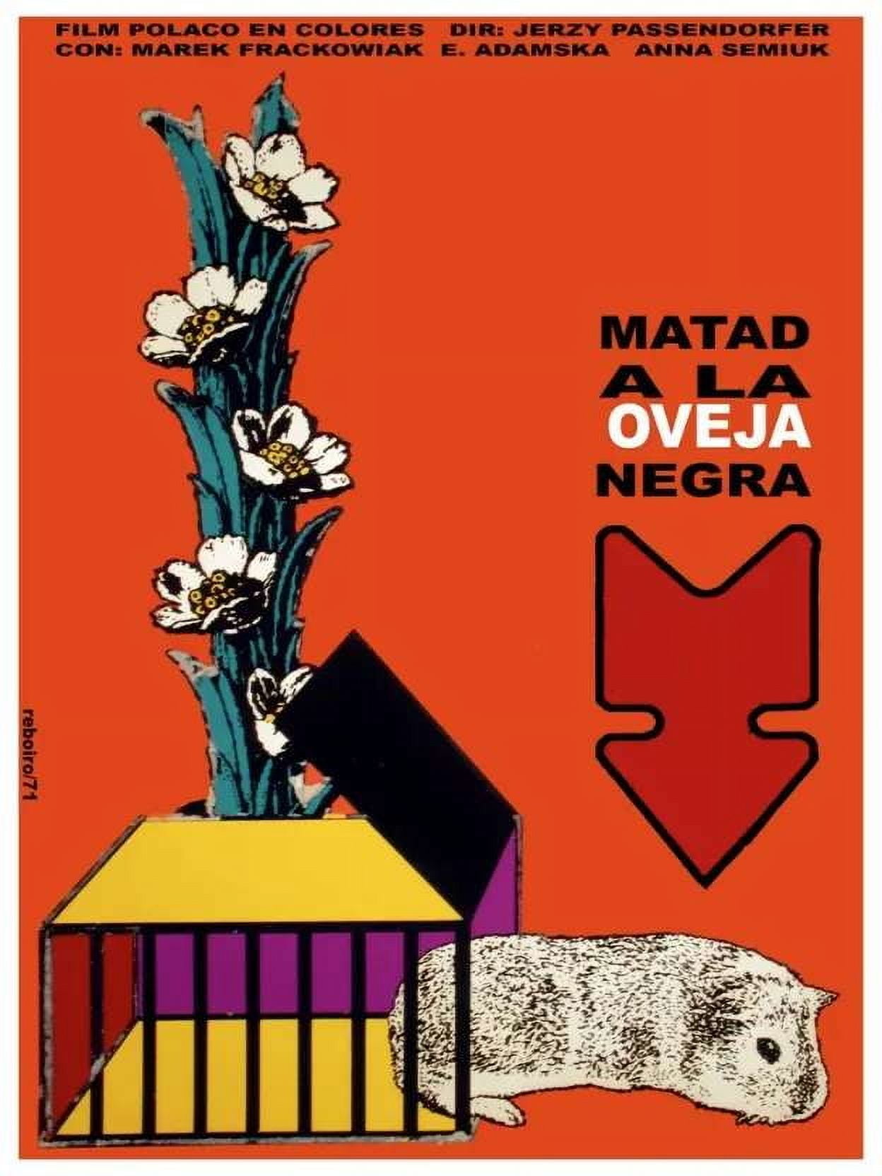 Matad a la oveja negra film Decoration Poster.Graphic Art Interior ...