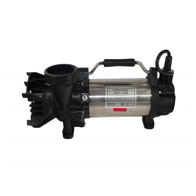 Matala MTV-4700 0.5 HP 4690 GPH VersiFlow Horizontal Pump - Walmart.com
