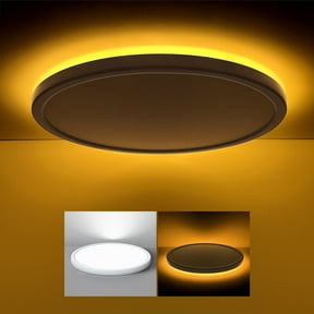 Aiwen Modern Flush Mount Ceiling Lamp Gold Round Ceiling Light Fixture ...