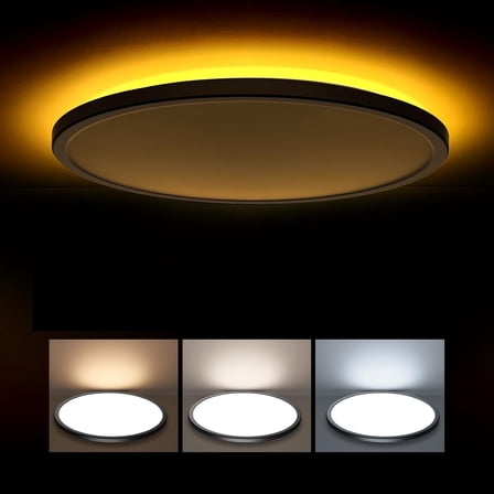 Home Decorators Collection Calloway 19-inch Overhead LED Flush Mount ...