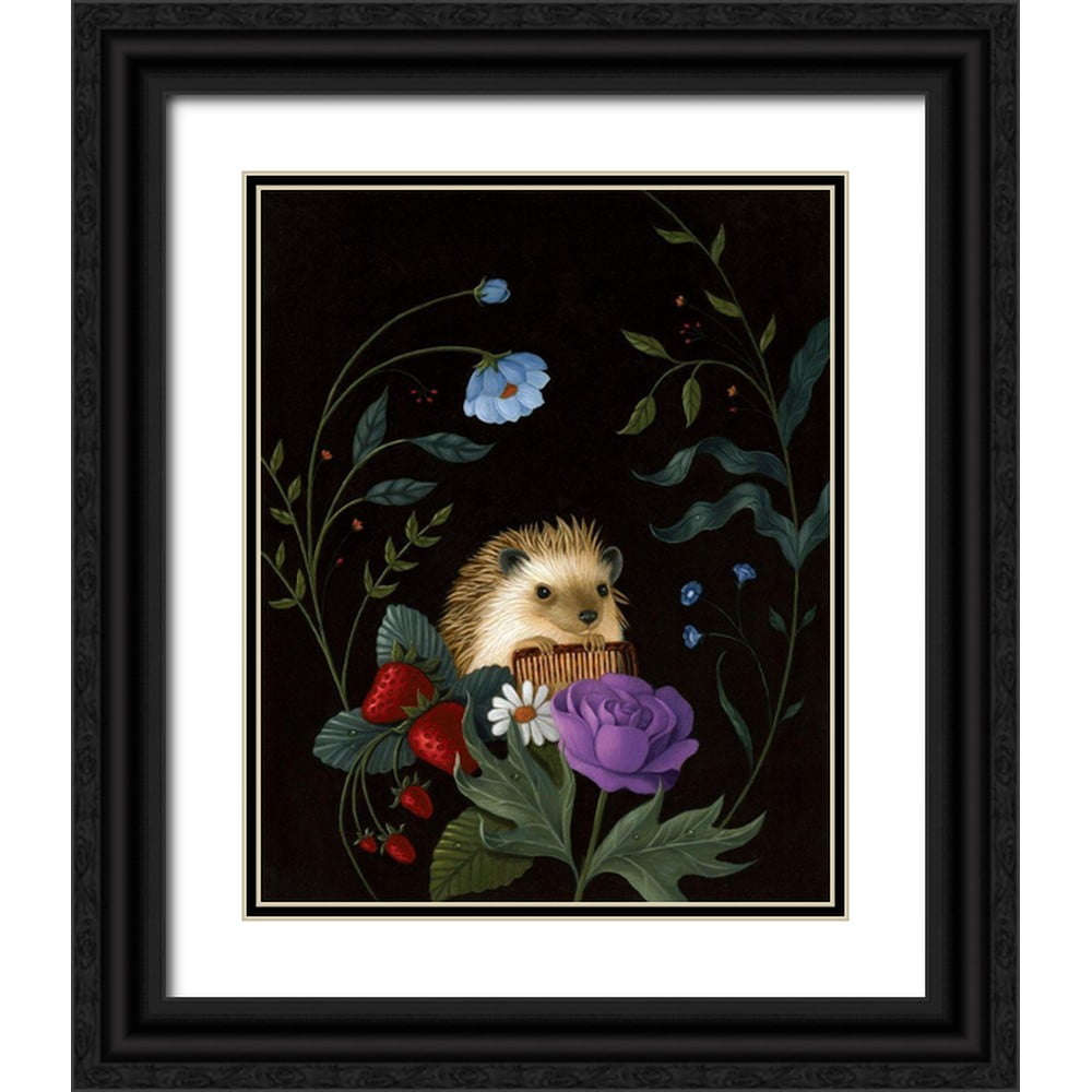 Matarazzo, Gina 12x14 Black Ornate Wood Framed with Double Matting ...