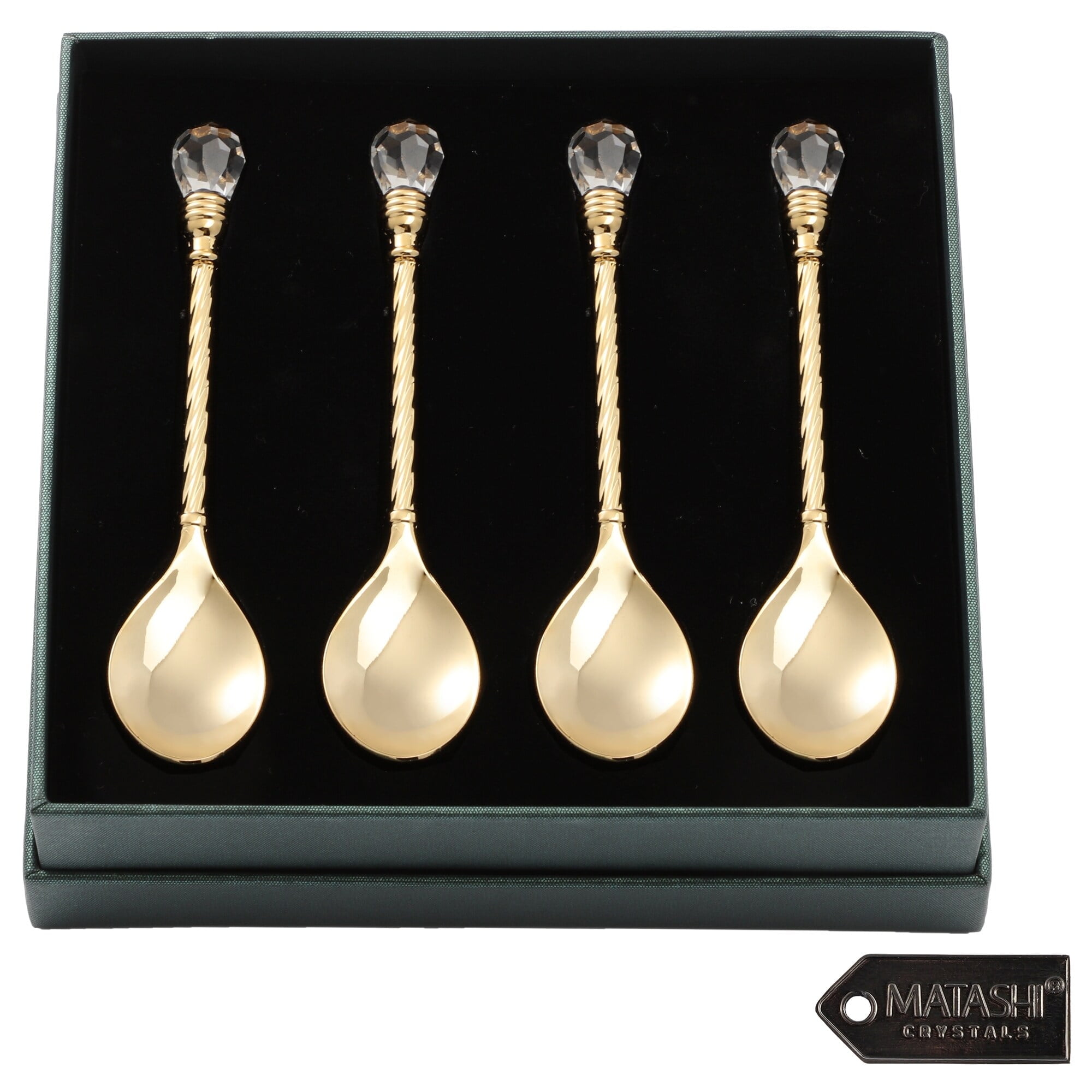 Valentine’s Day Gift for Women & Mom – Matashi 24K Gold Plated Crystal ...