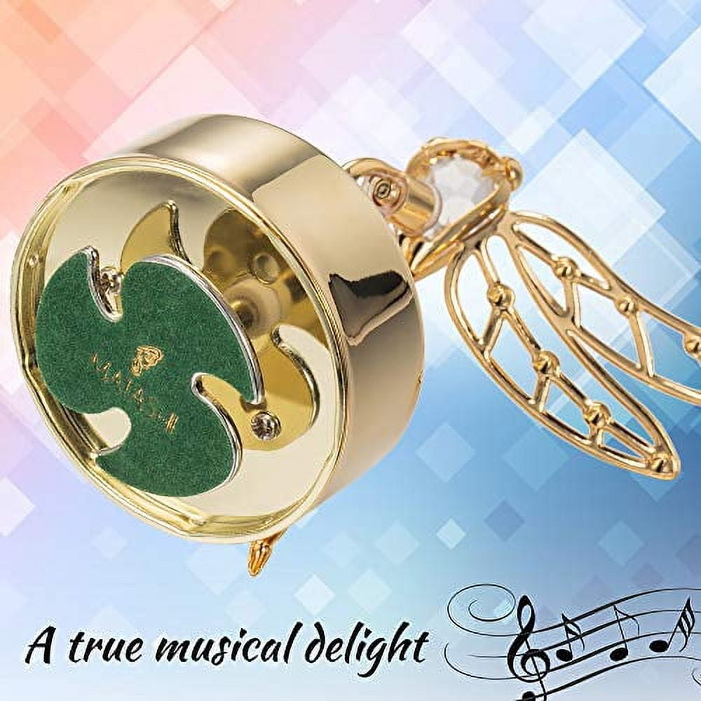 Matashi 24K Gold Plated Music Box Plays - You are my Sunshine w ...