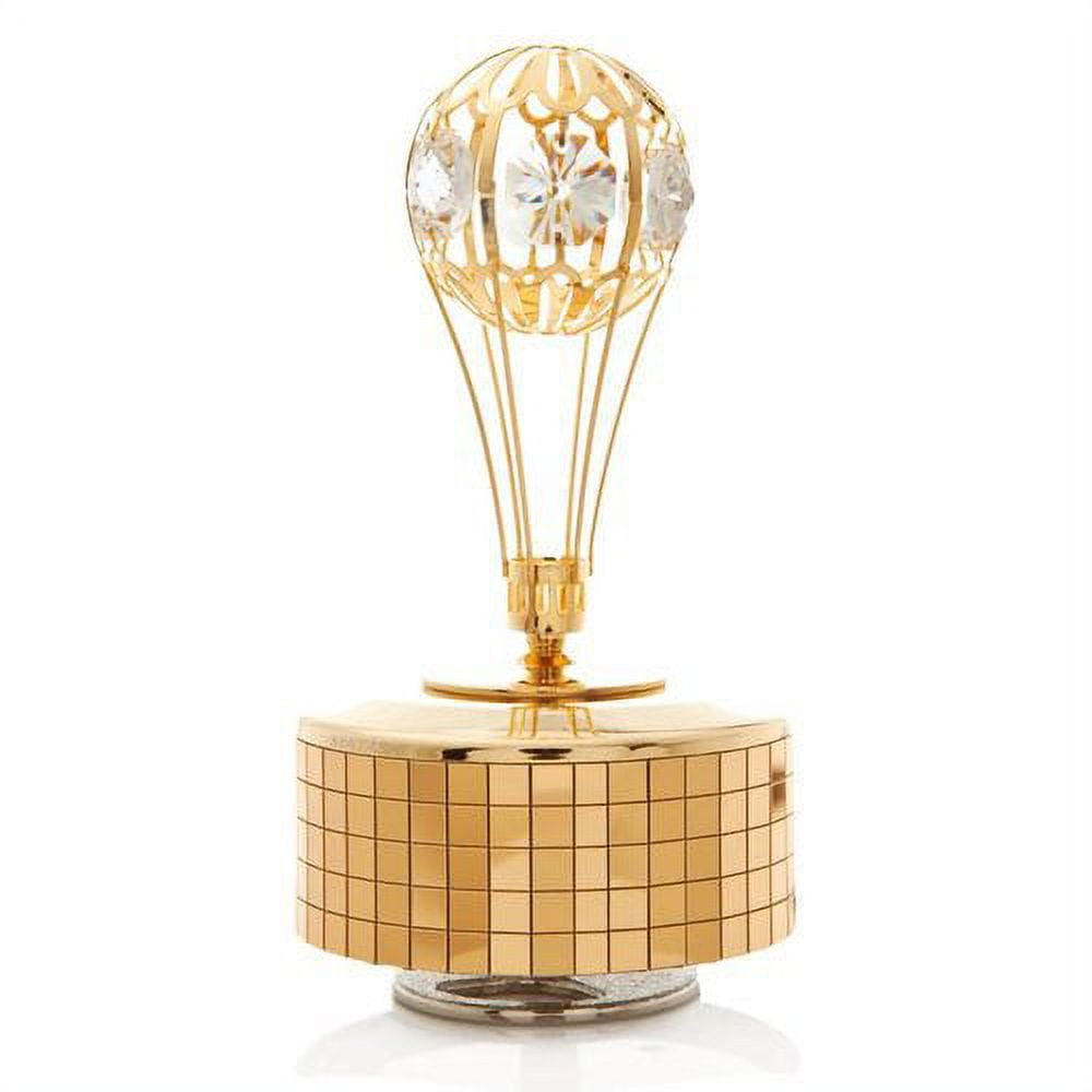 Matashi Crystal Hot Air Balloon Music Box Figurine - Walmart.com