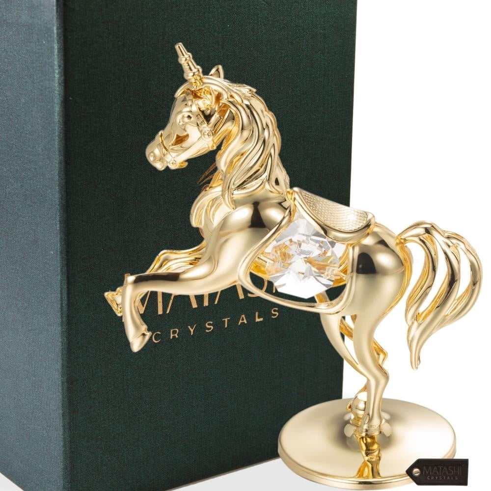 Matashi Home Decorative Showpiece 24K Gold Plated Crystal Studded ...