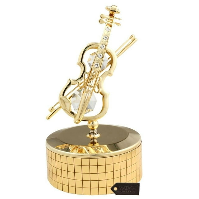 Matashi Home Decorative Tabletop Showpiece 24K Gold Plated Wind Up ...
