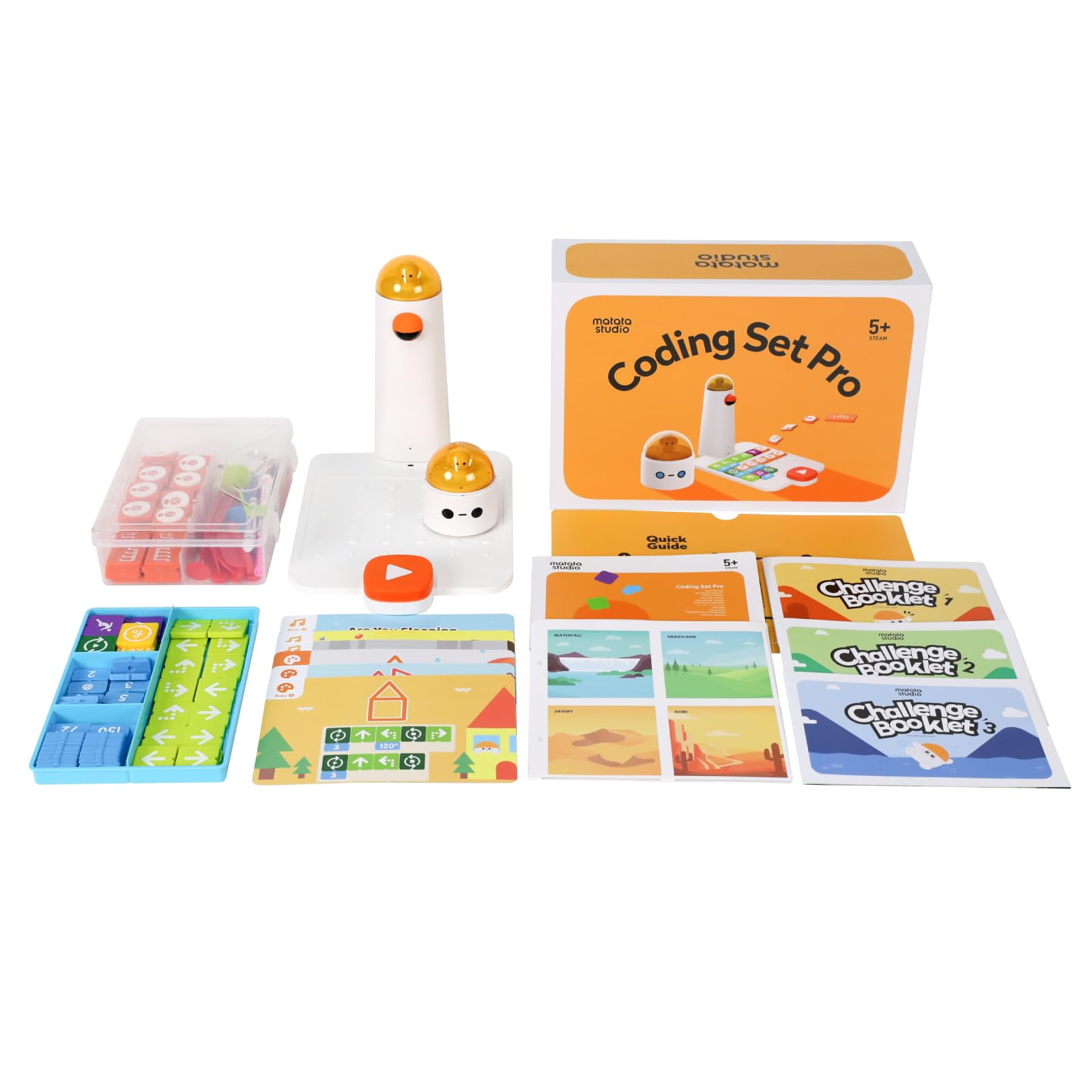 MatataStudio Coding Set Pro MMF7 STEM Robot for Kids Ages 4+, Coding ...