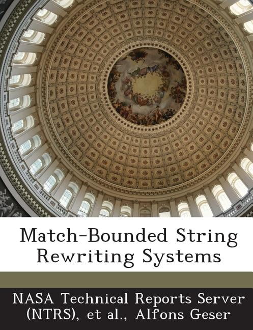 Match-Bounded String Rewriting Systems, (Paperback) - Walmart.com