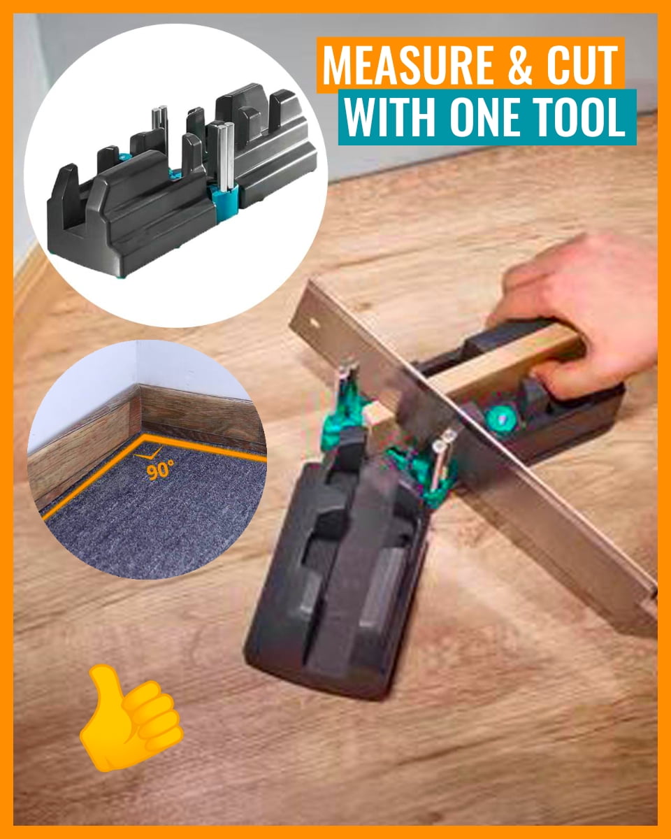 Match Corner - Carpenter 2 in 1 Miter Measuring Tool - Walmart.com