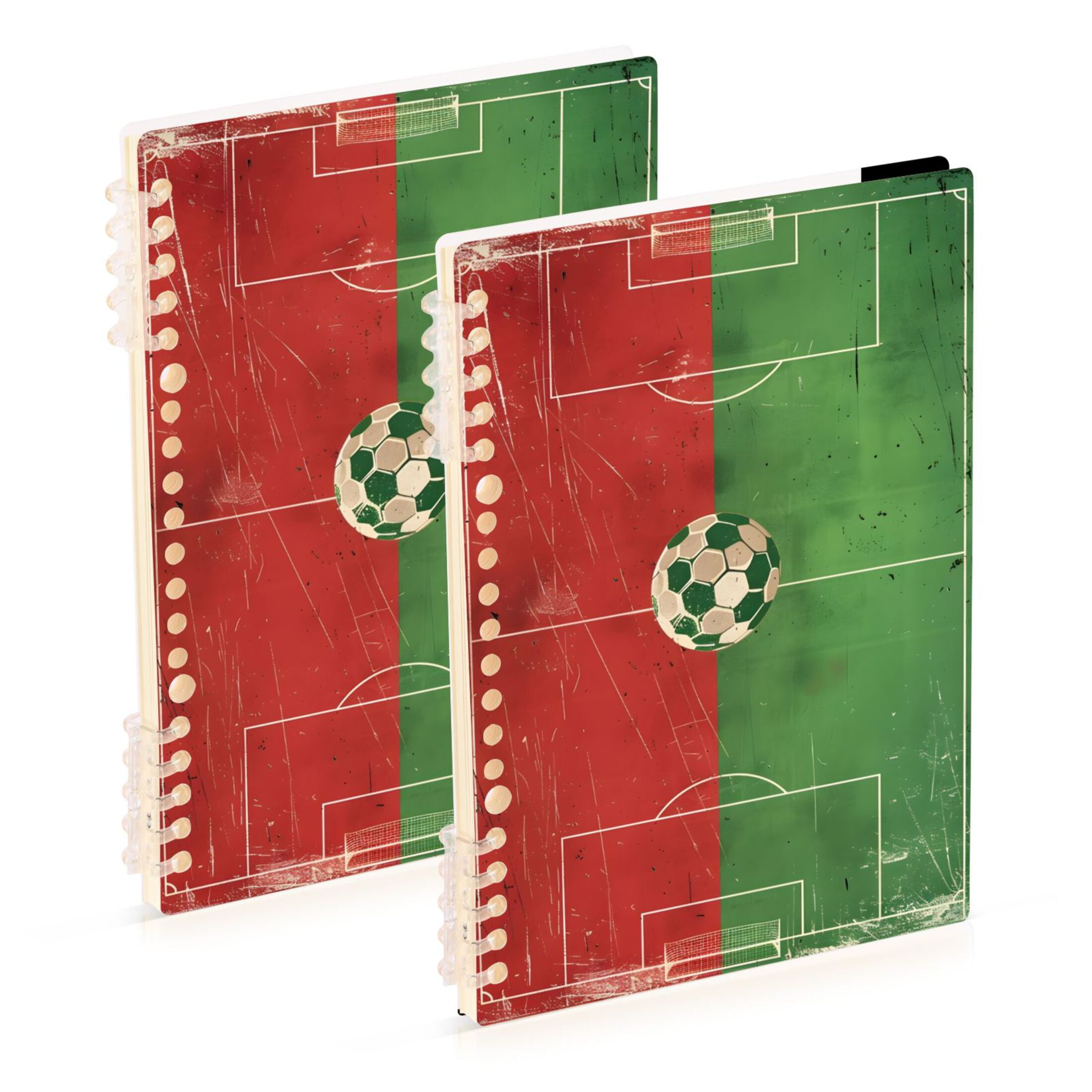 Match Football Ring Binder Notebook Journey Note Diary College Ruled ...