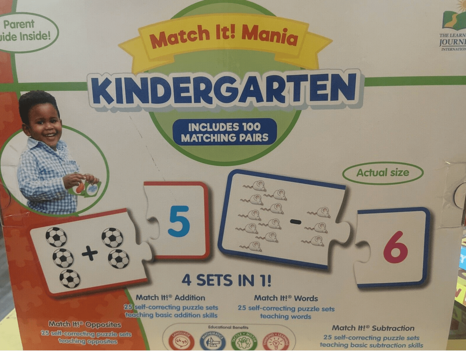 Match It The Learning Journey Match it Mania Kindergarten - Walmart.com