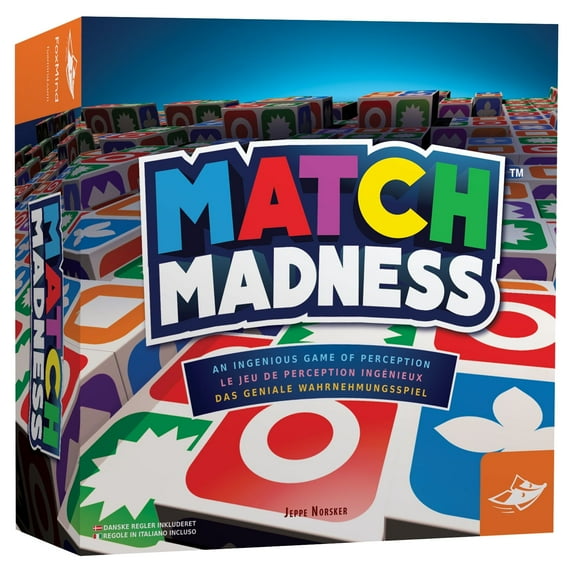 Match Madness Pattern Puzzle Board Game, by FoxMind - Walmart.com