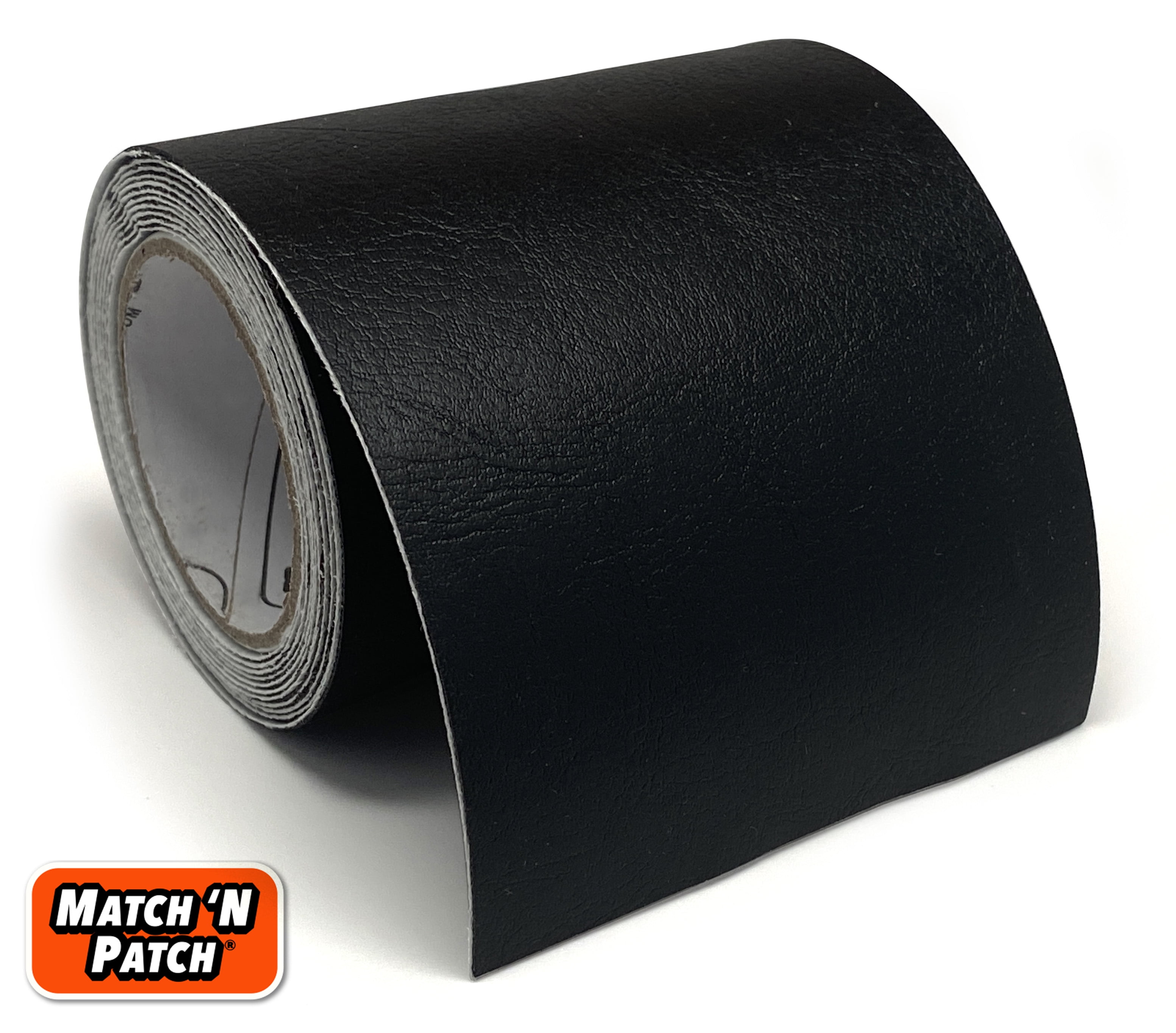 Match N Patch Self-Adhesive Faux Black Leather Repair Tape, 3 inch X 72 ...
