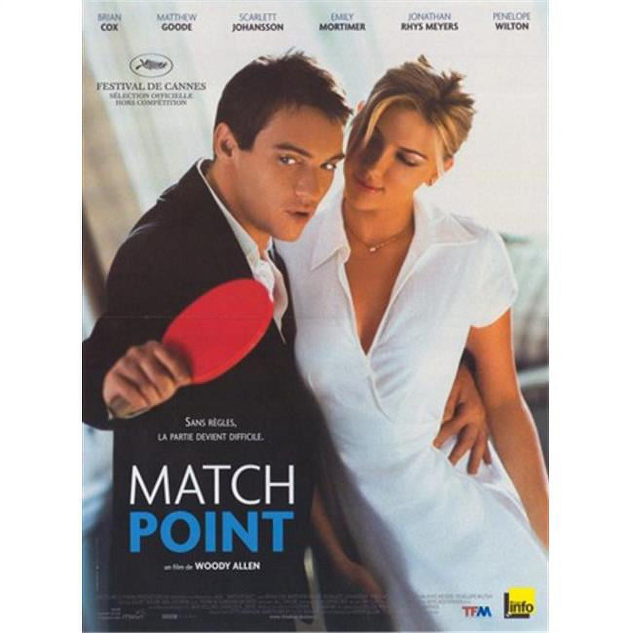 Match Point Movie Poster - 11 x 17 in. - Walmart.com