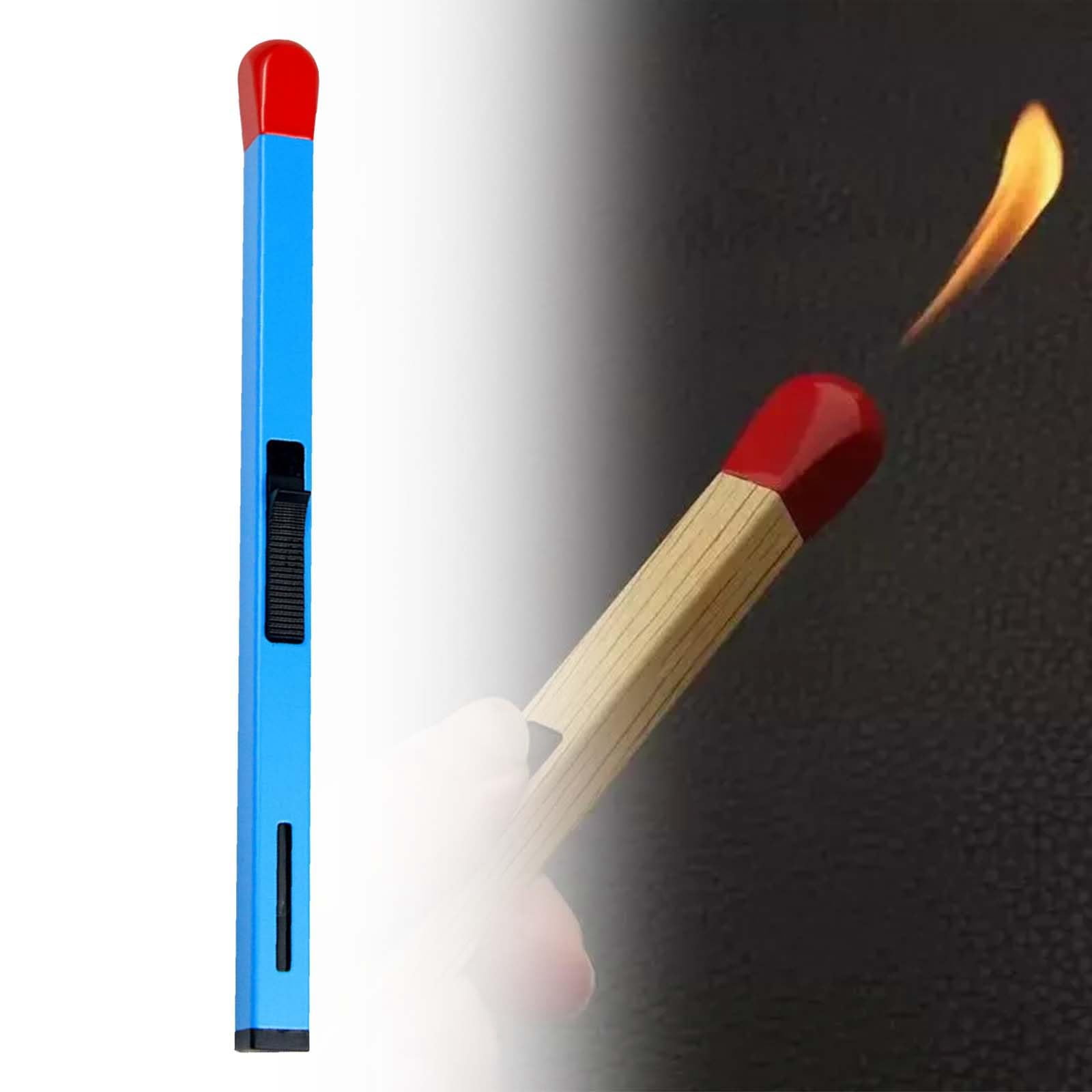 Match Stick Lighter, Creative Match Shaped Butane Lighter, Refillable ...