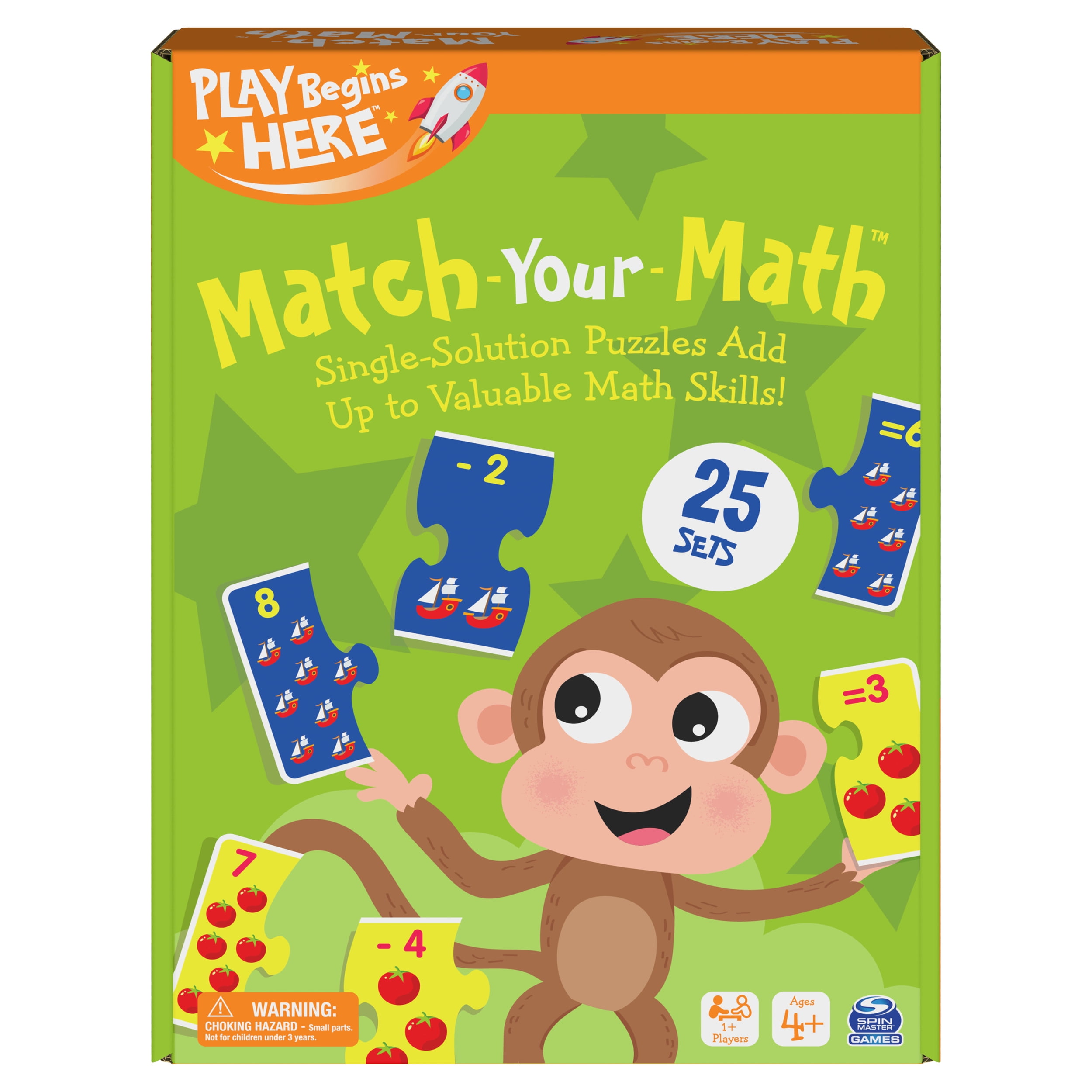 Match Your Math, Match and Learn Math Game, for Families and Kids Ages ...