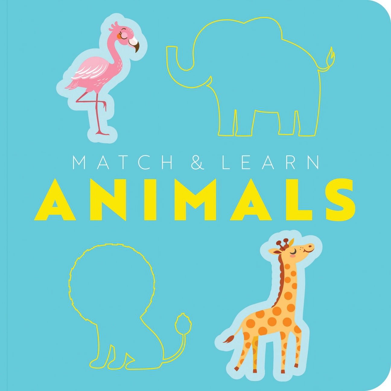 Match and Learn: Animals: A Pop-Out Shapes Book (Board Book) - Walmart.com