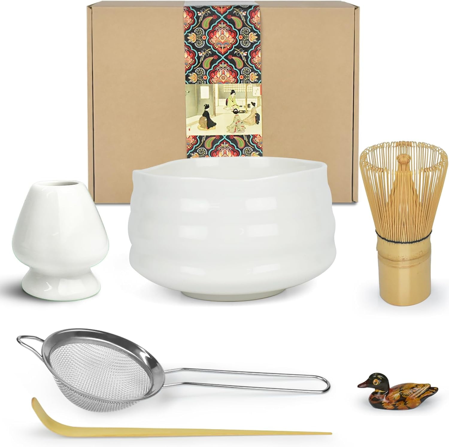 Matcha Ceremony Kit for Japanese Tea Ceremony, Traditional Matcha Bowl ...