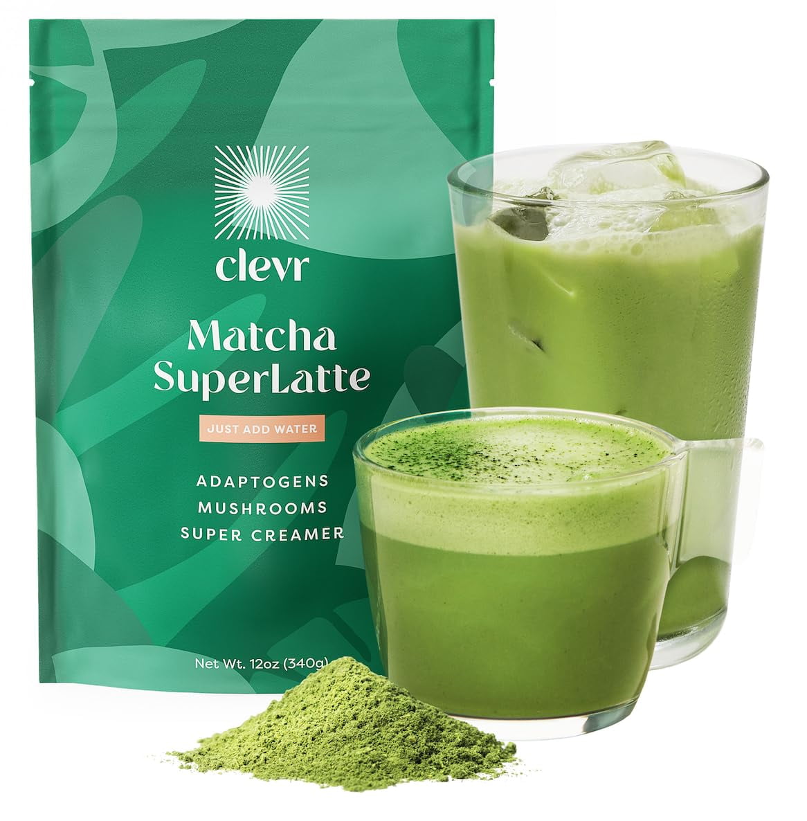 Matcha Green Tea Powder, Oat Milk Instant Latte Mix With Organic Matcha ...