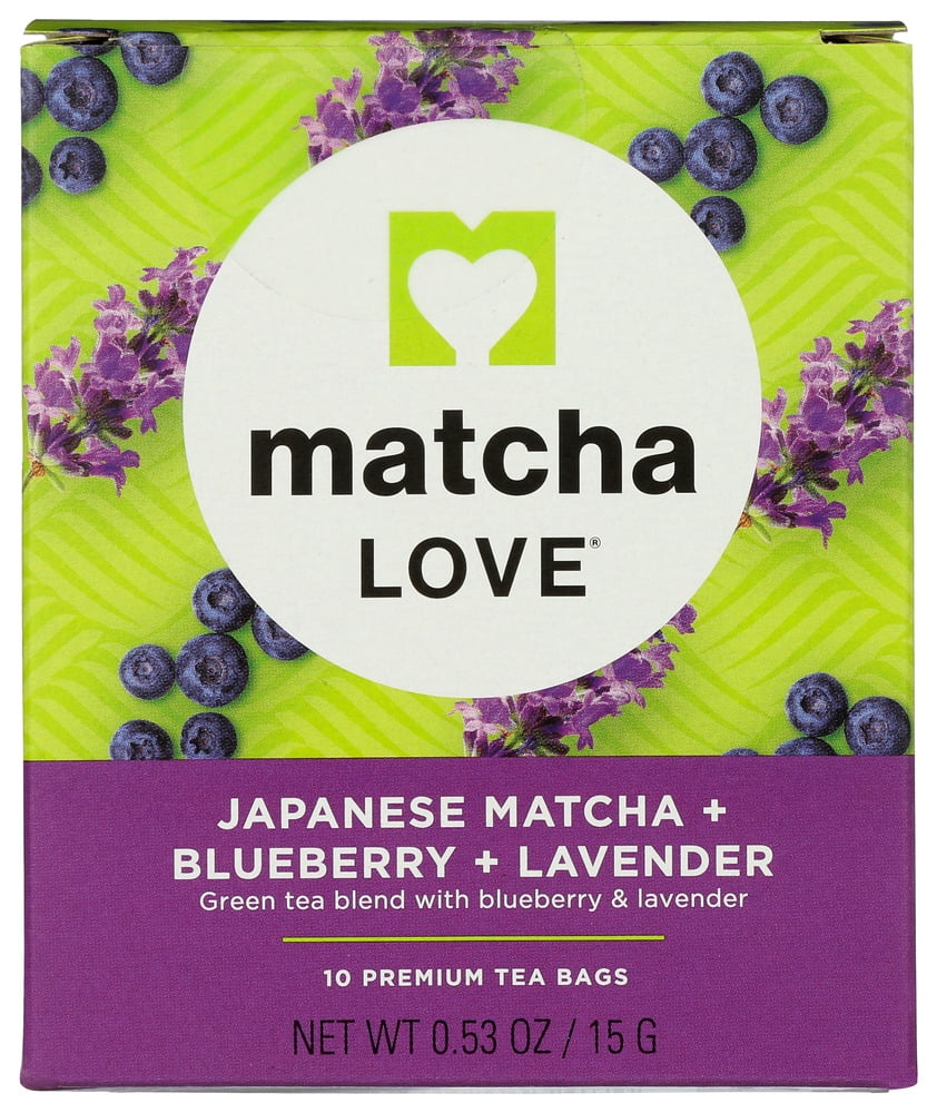 Free Shipping! Matcha LOVE Japanese Matcha, Blueberry, Lavender Tea (10 ...