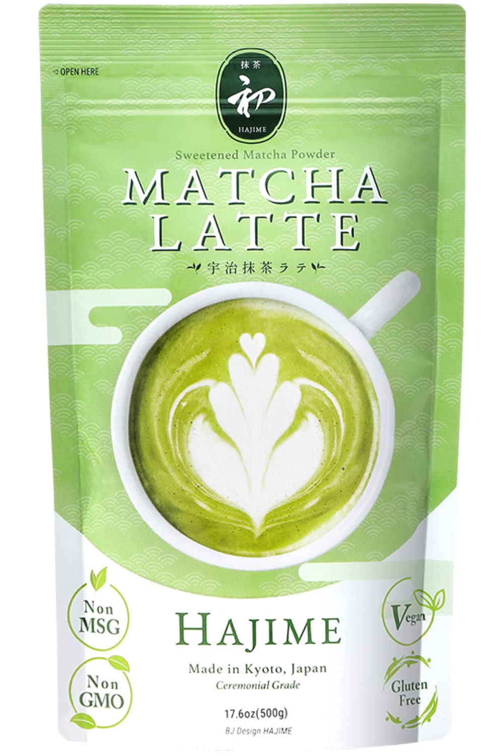 Matcha Latte Powder “Hajime” Sweetened Matcha Green Tea Powder ...