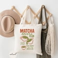 Matcha Lovers Club Tote Bag, Matcha Tote Bag, Green Tea Bag, Breakfast ...