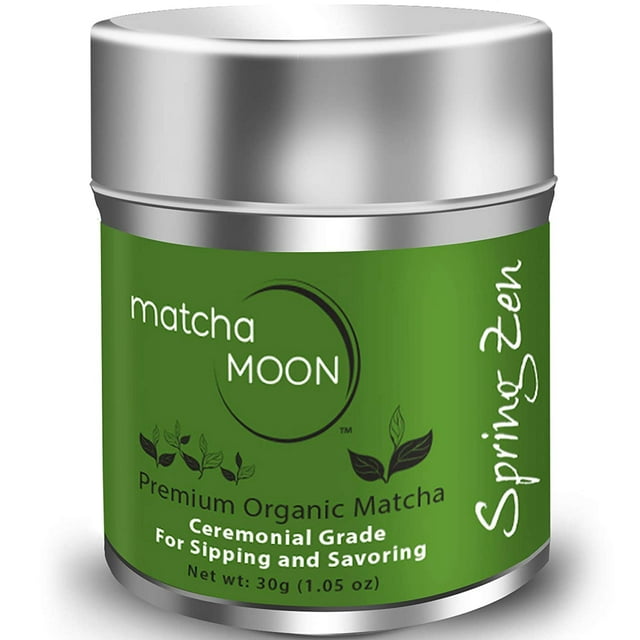 Matcha Moon Organic Ceremonial Grade Authentic Japanese Matcha Green Tea Powder from Uji Kyoto ...