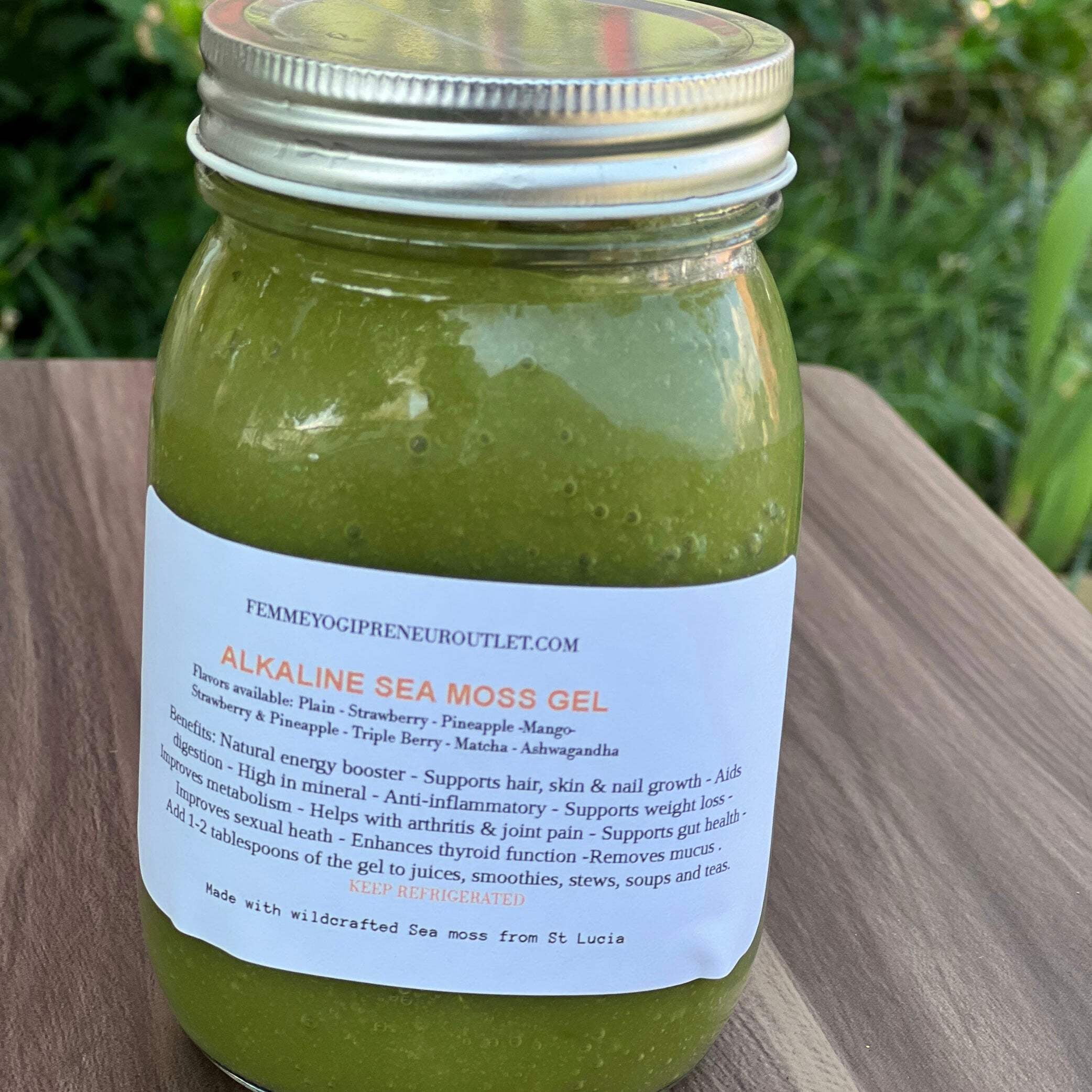 Matcha Sea Moss Gel - Green Sea moss blend .16 oz - Walmart.com