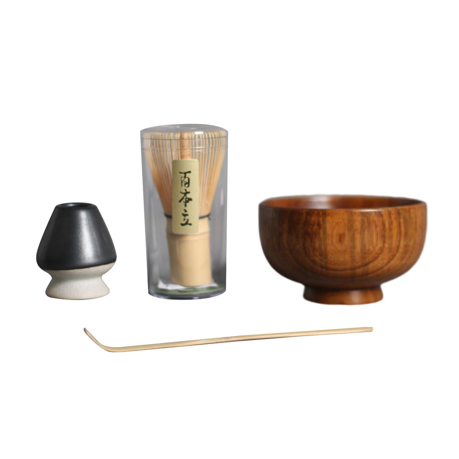 Matcha Set Bamboo Matcha Whisk with Ceramic Bowl Tools Multifunction ...