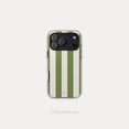 Matcha Stripes Pattern Case for iPhone 11 12 13 14 15 16 17 Pro Max ...