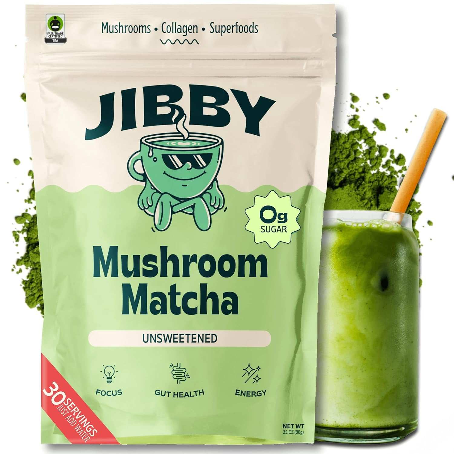 Matcha Super Latte - Ceremonial Grade Green Tea Organic Matcha Powder ...