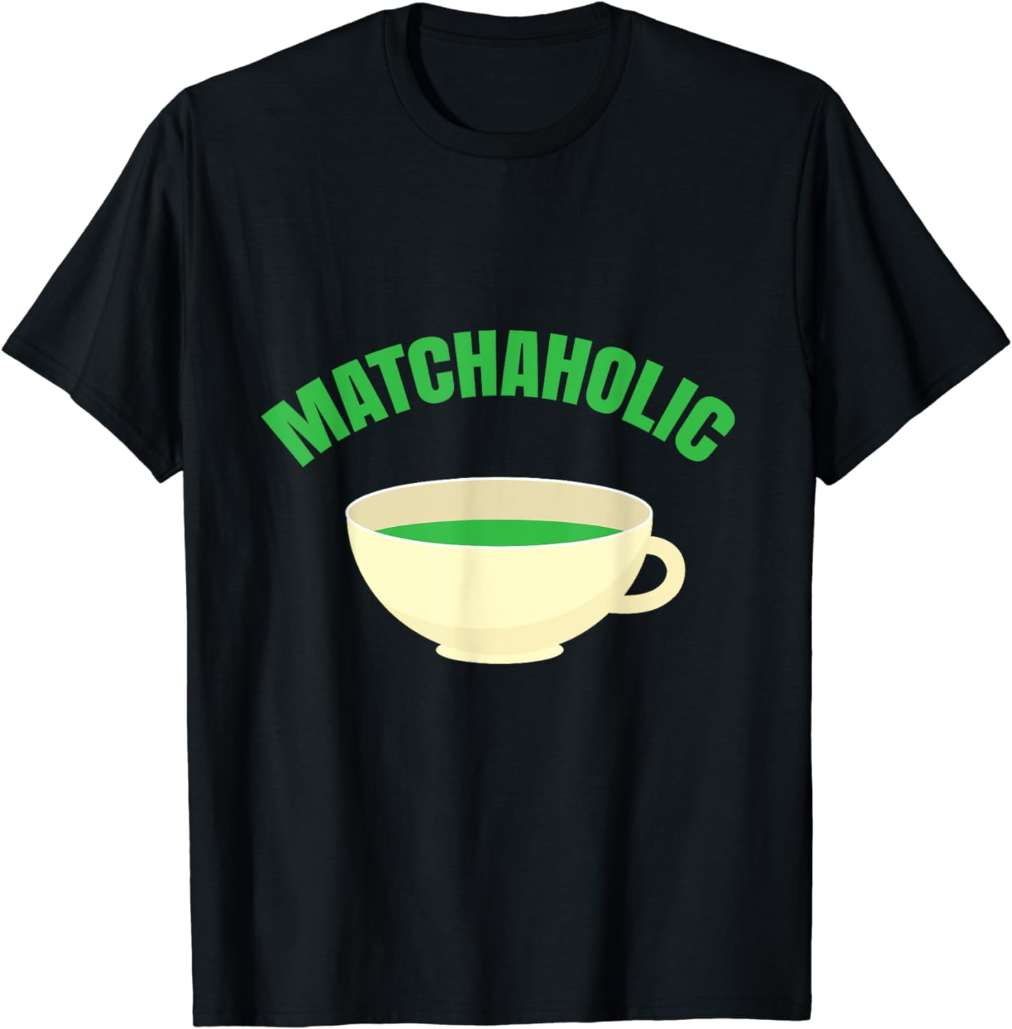 Matcha T-Shirt: Matchaholic Tee - Walmart.com