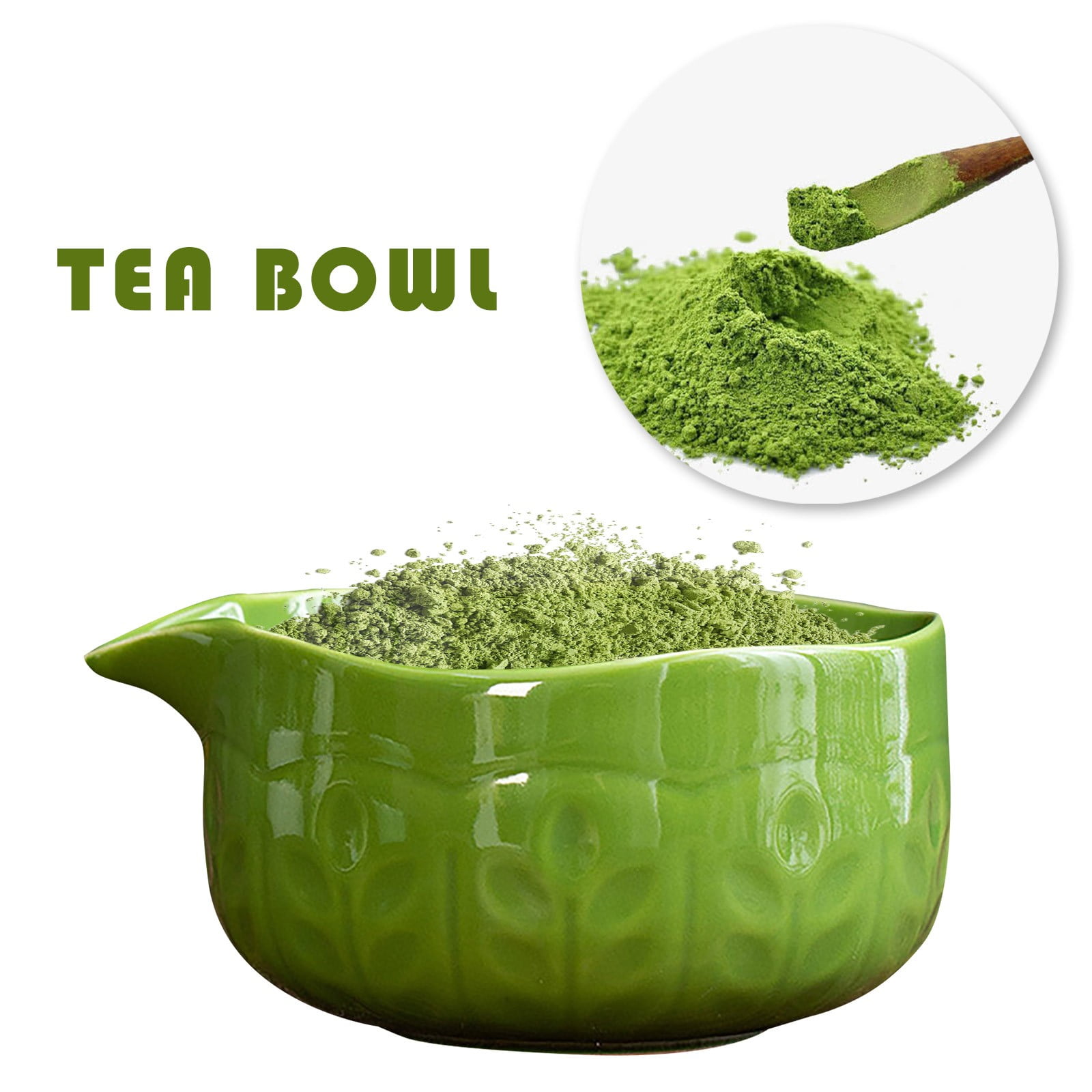 Matcha Tea Set Toyeng Japanese Ceramic Matcha Bowl Set | Set with Mouth ...