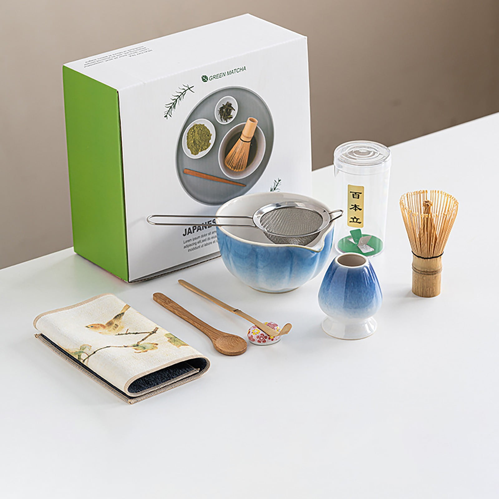 Matcha Tool 8-Piece Set, Japanese Matcha Tea Set, Traditional Ceremony ...