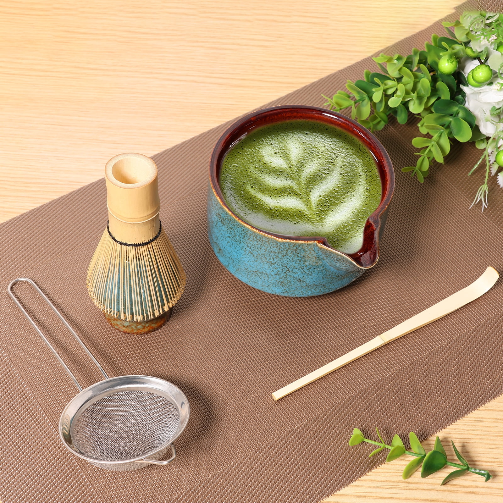 Matcha Whisk Set Safe Japanese Matcha Tea Making Tools Kit Elegant ...