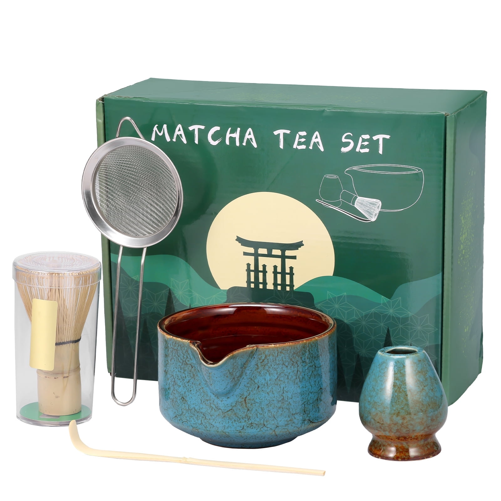 Matcha Whisk Set Safe Japanese Matcha Tea Making Tools Kit Elegant ...