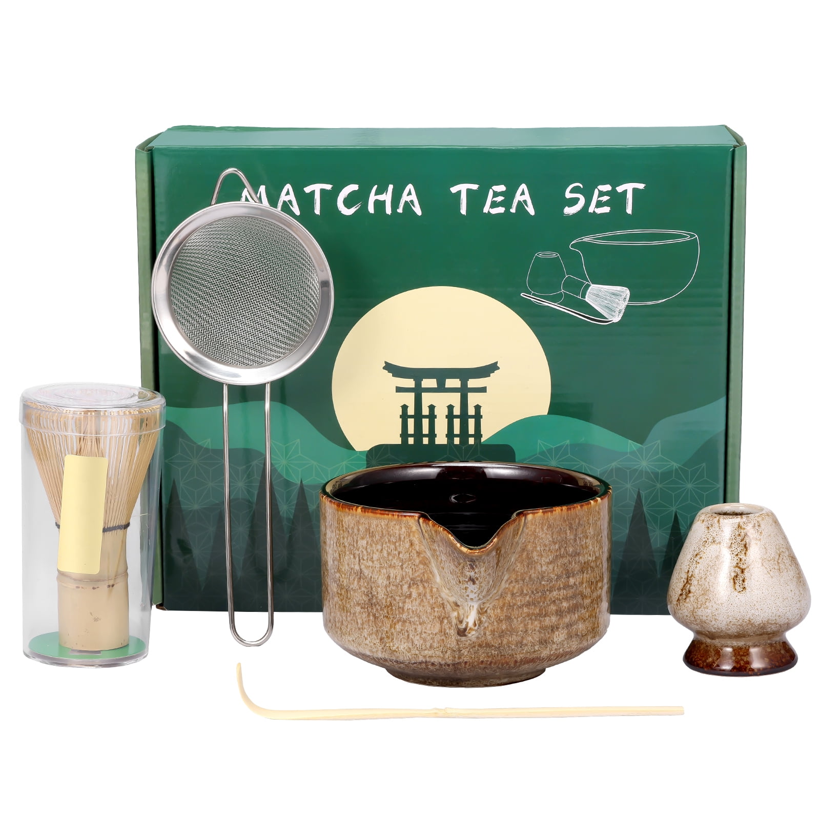 Matcha Whisk Set Safe Japanese Matcha Tea Making Tools Kit Elegant ...
