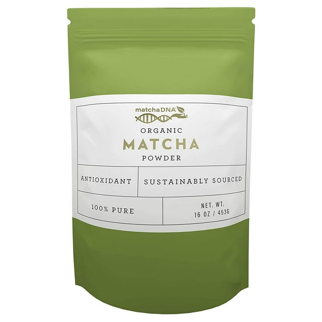 MatchaDNA Organic Culinary Matcha Green Tea Powder 16 oz - Walmart.com