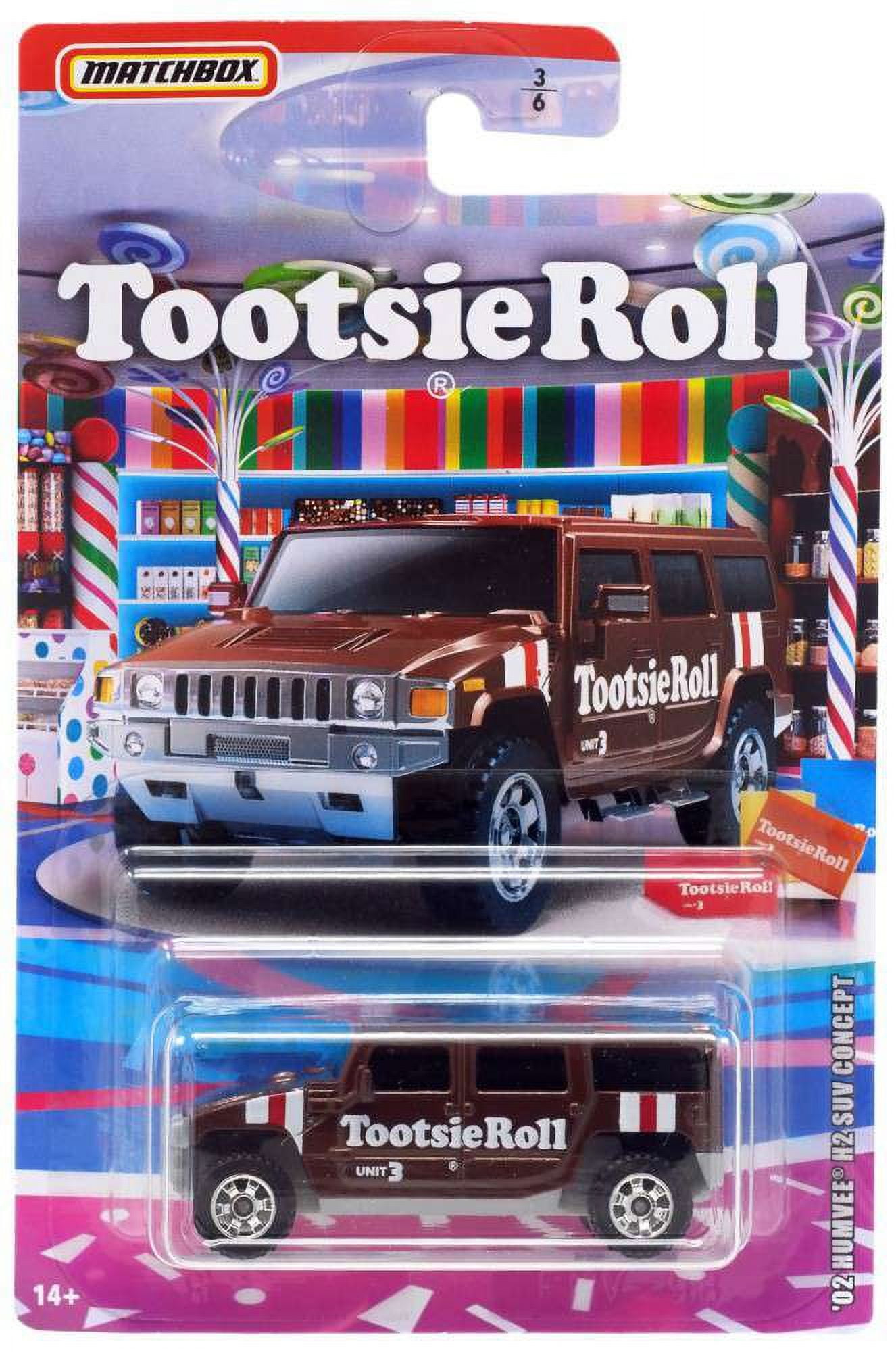 Matchbox '02 Humvee H2 SUV Concept Diecast Vehicle (Tootsie Roll ...