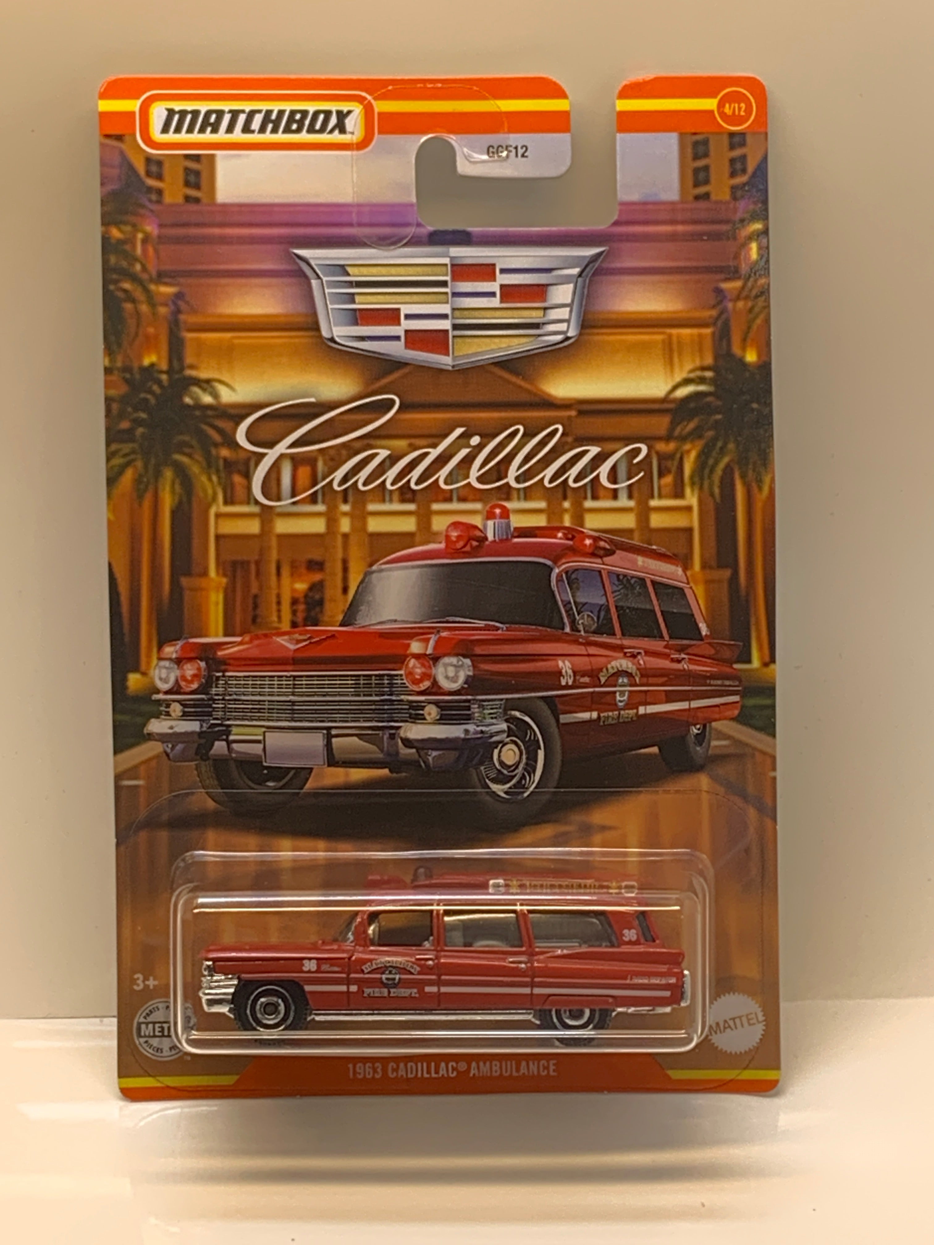 Matchbox 1:64 Scale Die-Cast Cadillac Replica for Collectors & Kids 3 ...