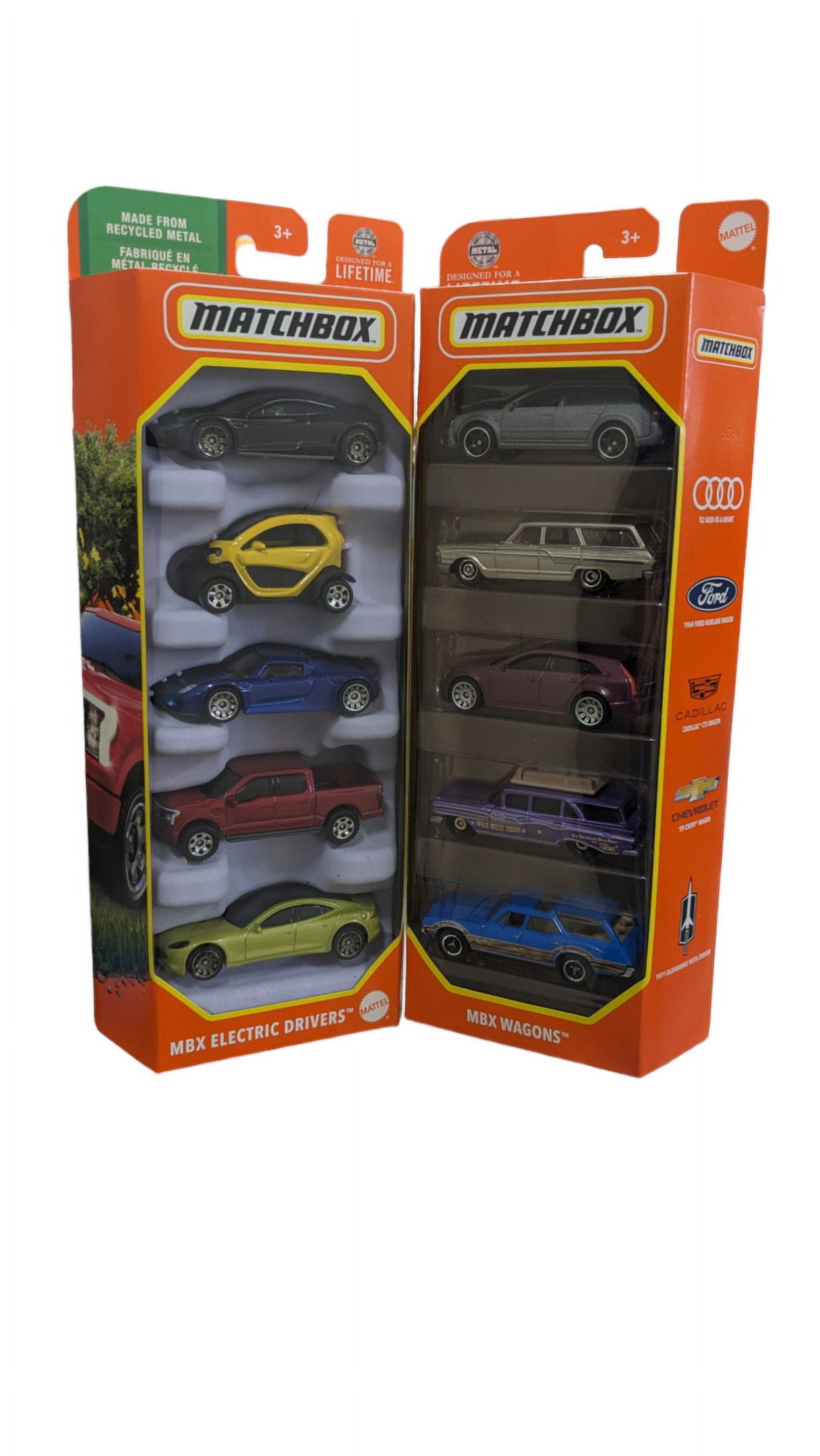 Matchbox 10 pack MBX Wagons & MBX Electric Drivers - Walmart.com