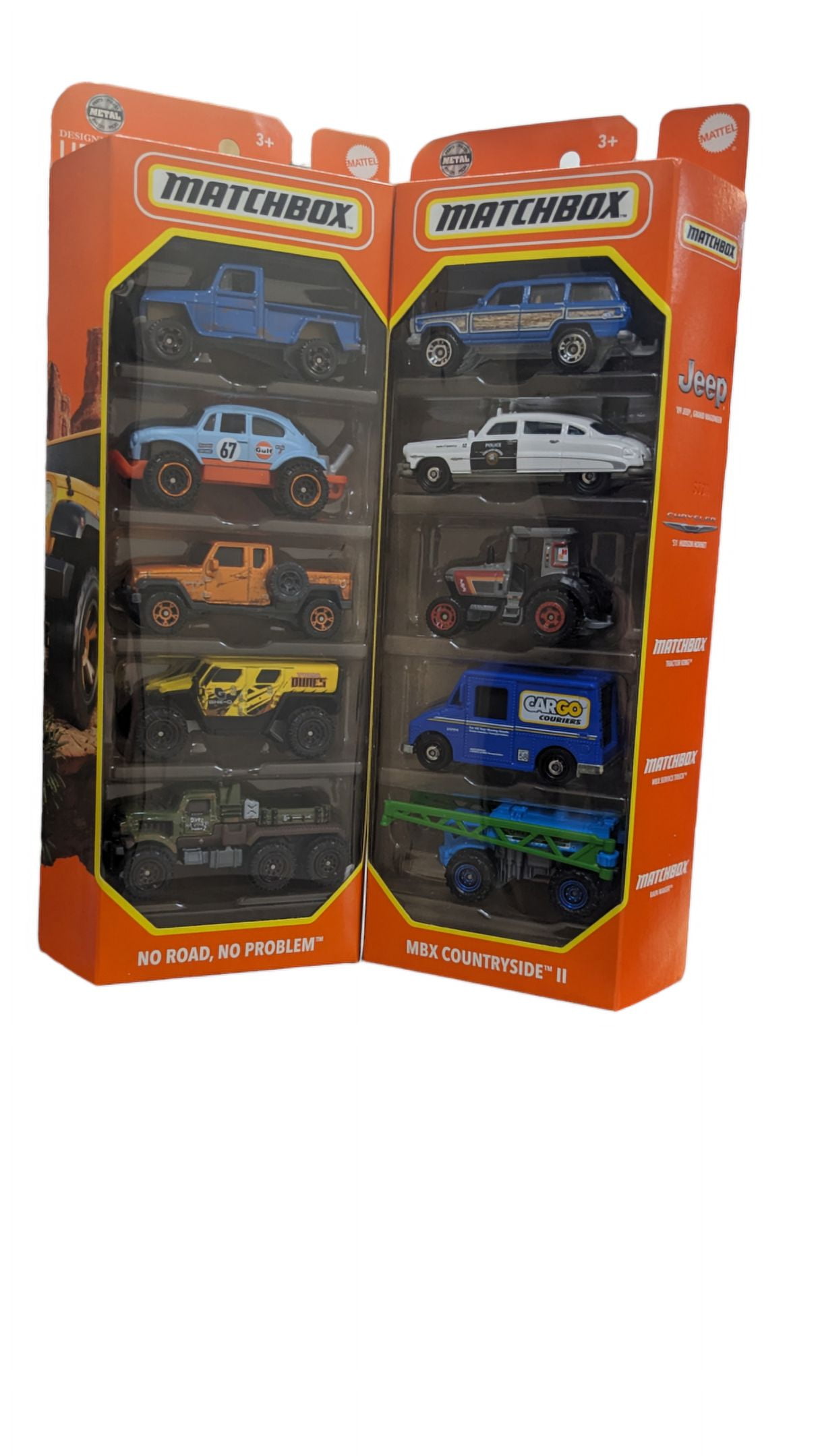 Matchbox 10 pack No Road No Problem MBX Countryside - Walmart.com