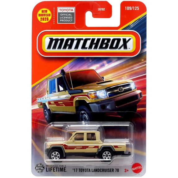 Matchbox '17 Toyota Landcruiser 78 Diecast Car - Walmart.com