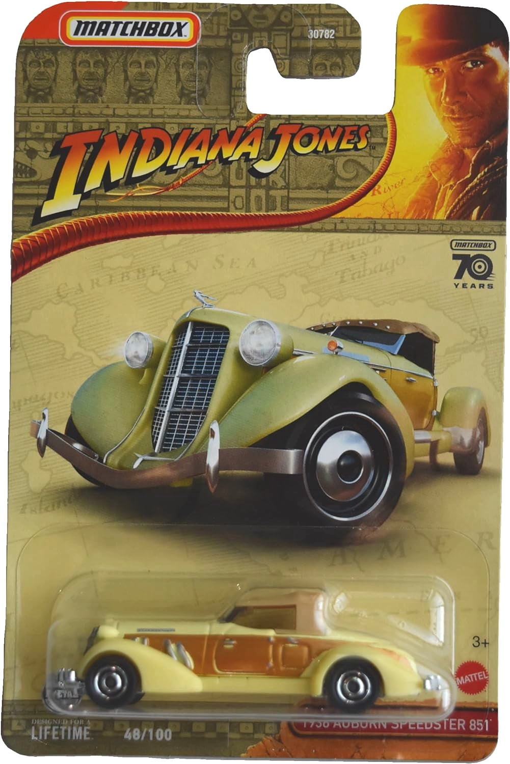 Matchbox 1936 Auburn Speedster 851, Indiana Jones 48/100 - Walmart.com