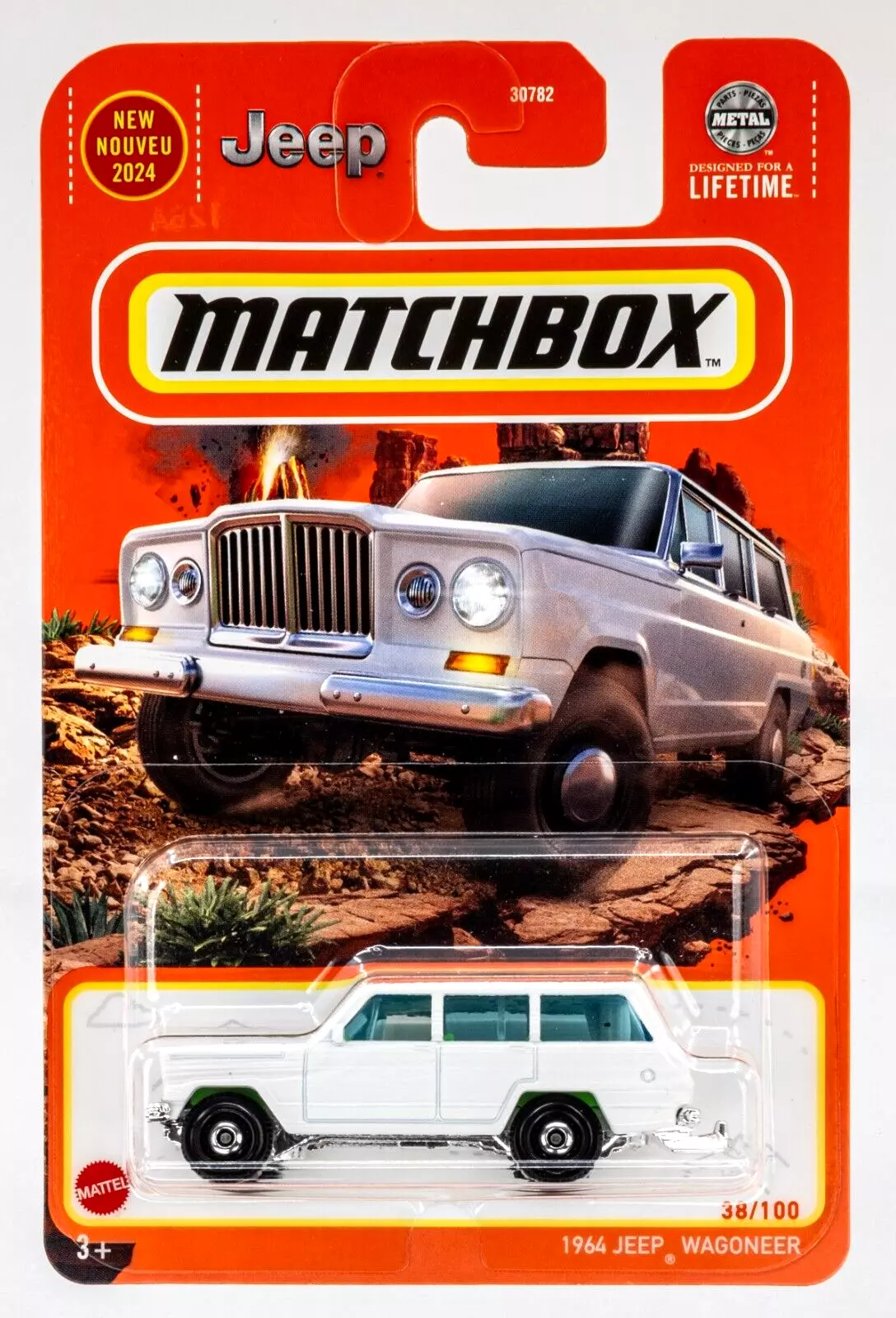 Matchbox 1964 Jeep Wagoneer BRIGHT WHITE 2024 #38 - Walmart.com