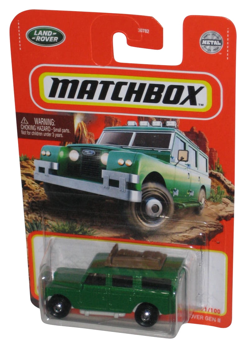Matchbox 1965 Land Rover Gen II (2020) Green Toy Truck 91/100 - Walmart.com