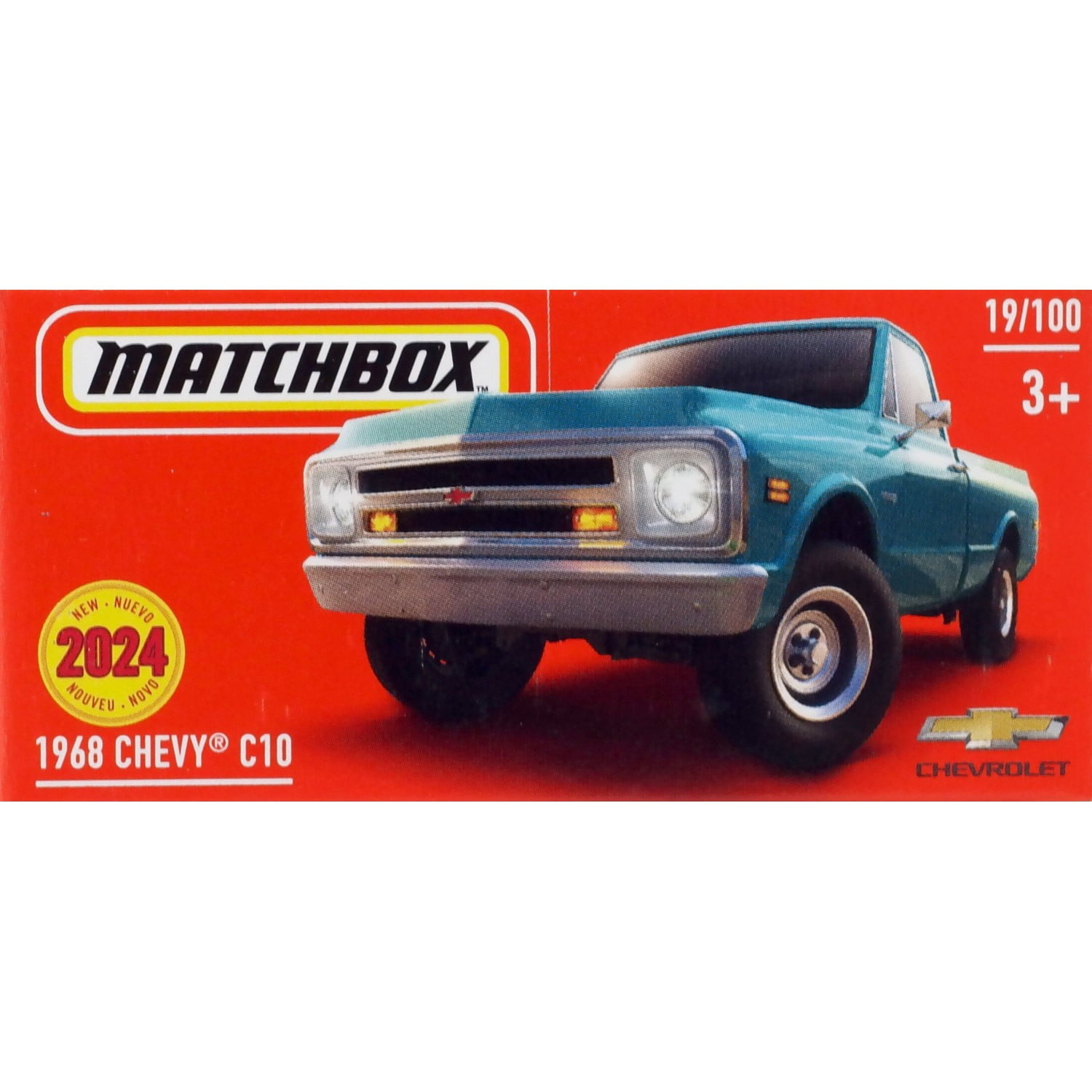 Matchbox 1968 Chevy C10 Diecast Car (Boxed) - Walmart.com